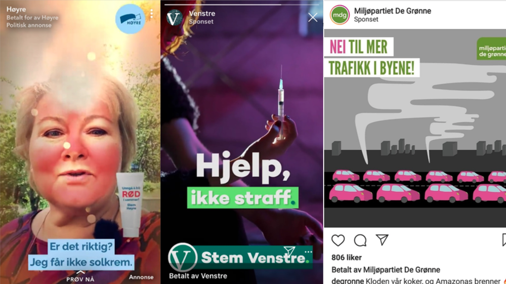 Politisk innhold i sosiale medier - Medie- og informasjonskunnskap 1 - NDLA