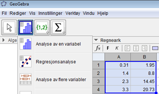 Regresjon og modellering - Matematikk 1P - NDLA